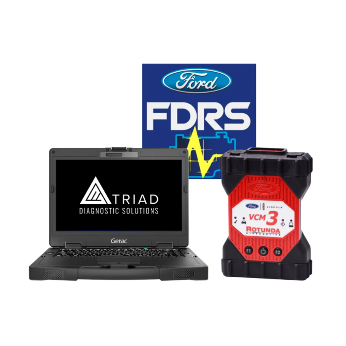 Ford FDRS VCM3 Kit with Getac Laptop | Triad Diagnostic Solutions